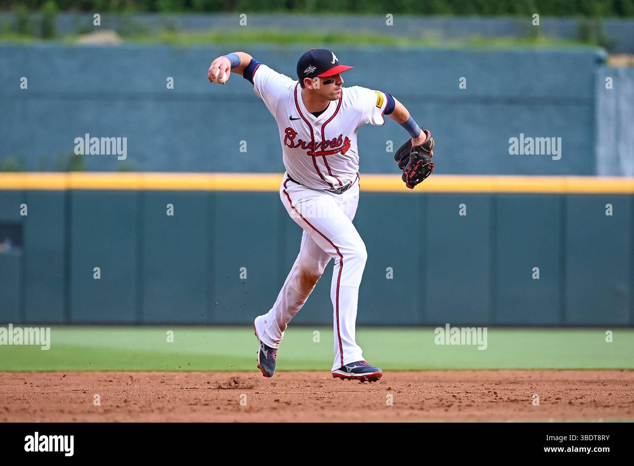 ATLANTA, GA - MAY 25: Atlanta Braves third base Austin Riley (27) in ...