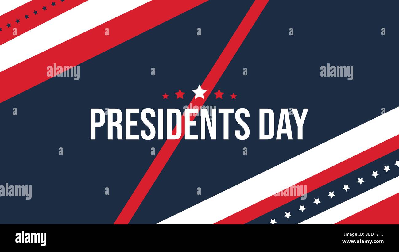 Presidents' Day 2025: A Tribute to American Icons Stock Vector Image ...