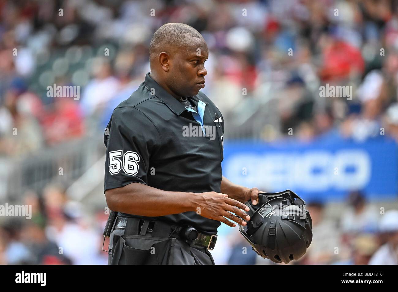 ATLANTA, GA - MAY 25: Umpire Dexter Kelly (56) during the MLB game ...