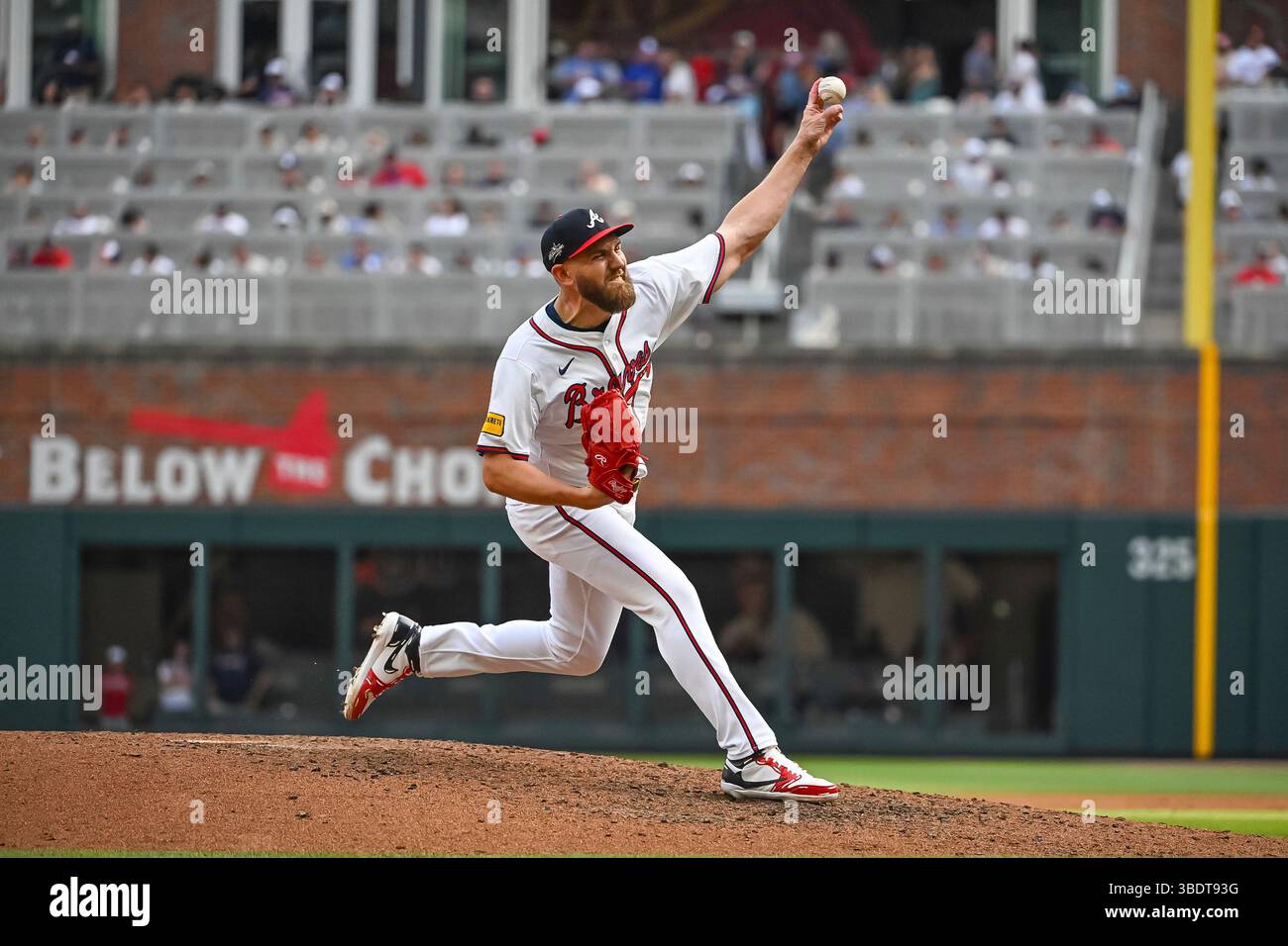 ATLANTA, GA - MAY 25: Atlanta Braves pitcher Dylan Lee (52) during the ...