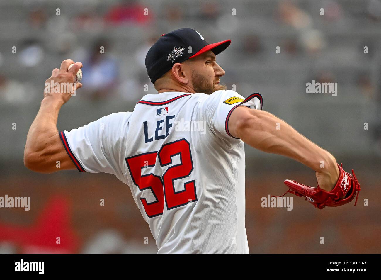 ATLANTA, GA - MAY 25: Atlanta Braves pitcher Dylan Lee (52) during the ...