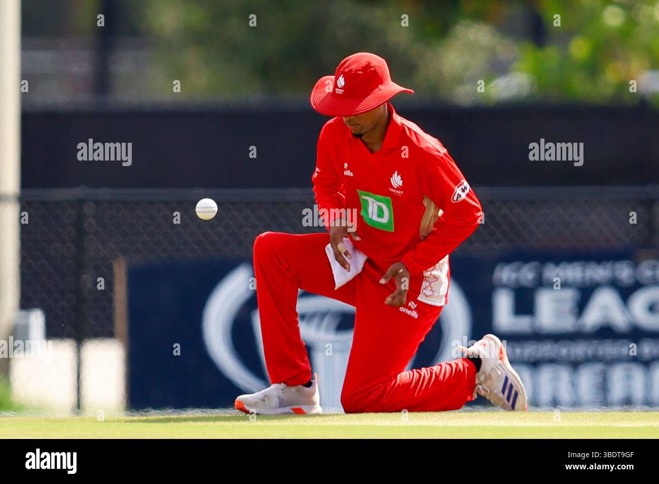FT LAUDERDALE, FL - MAY 25: Canadian player Nicholas Kirton (63) fields ...