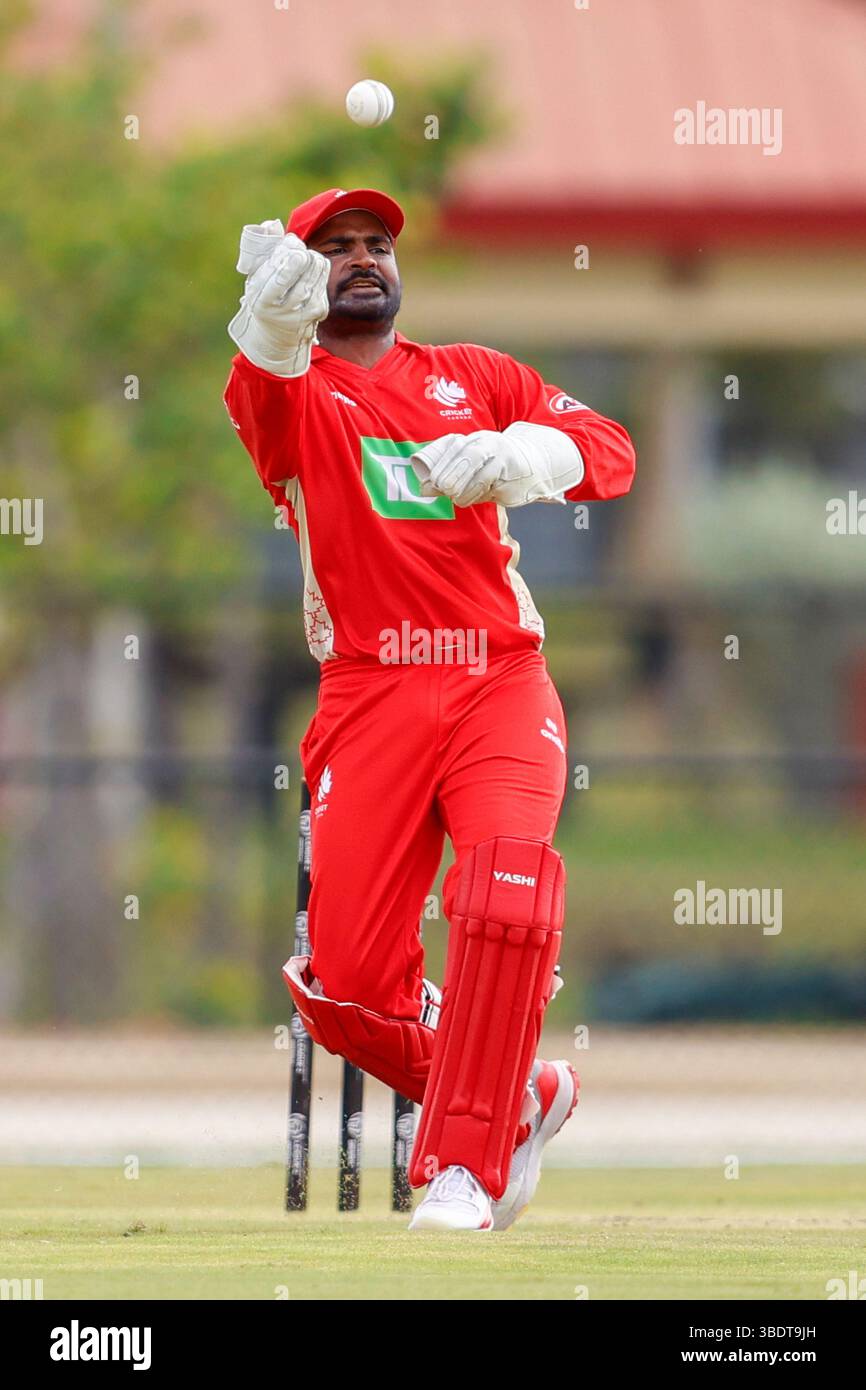 FT LAUDERDALE, FL - MAY 25: Canadian player Anop Santosh (7) throws the ...