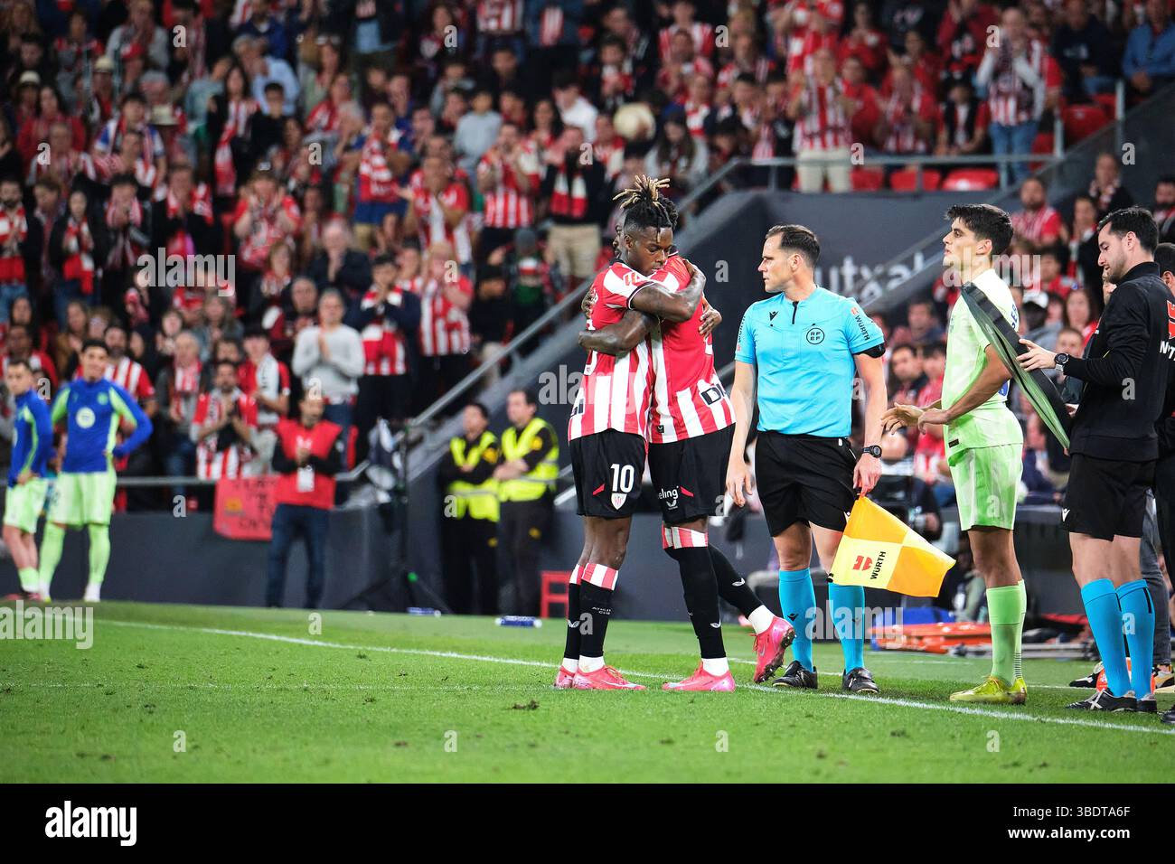 Bilbao, Biscay, Spain - 21st May 2025: Nico Williams and Iñaki Williams ...