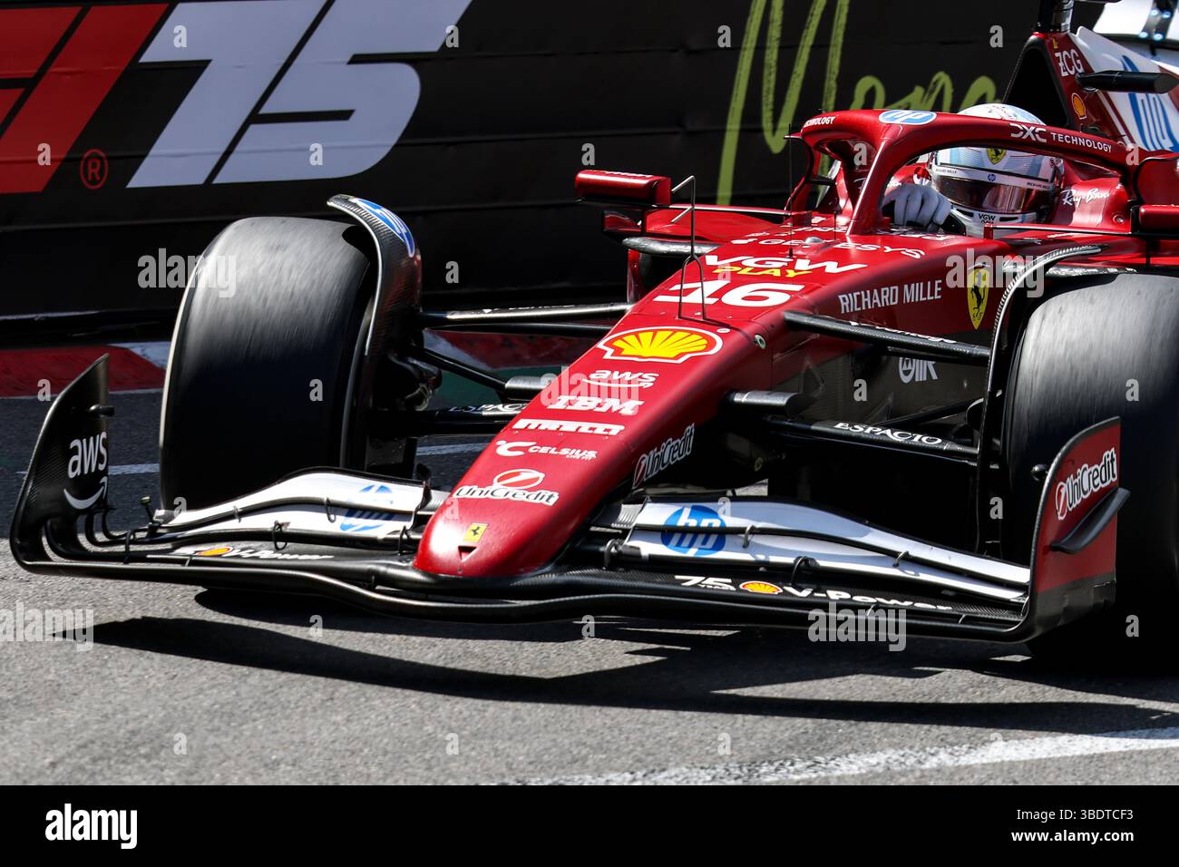 Monaco, Monaco. 25th May, 2025. #16 Charles Leclerc (MCO) Scuderia ...