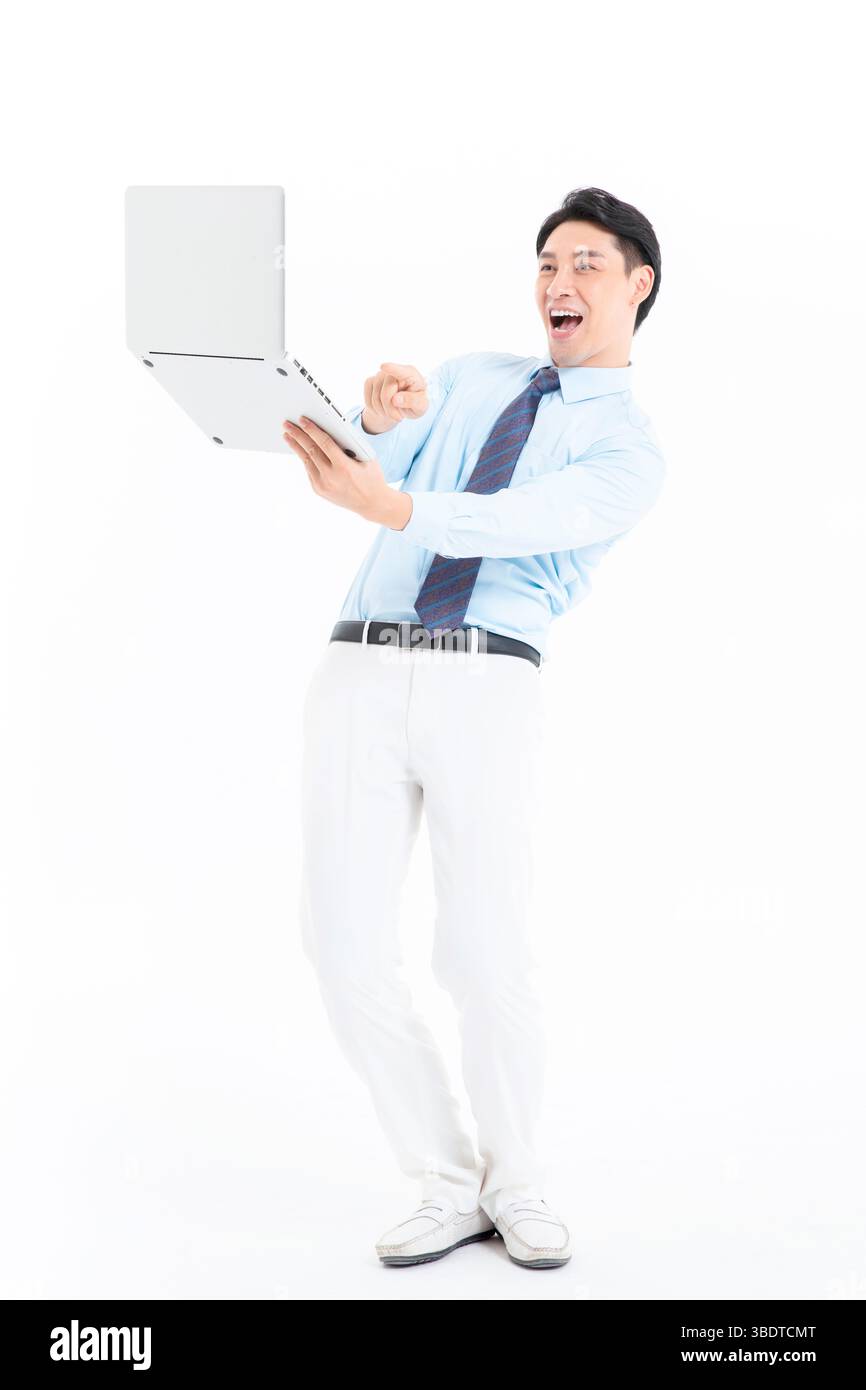 Suited adult person hi-res stock photography and images - Alamy