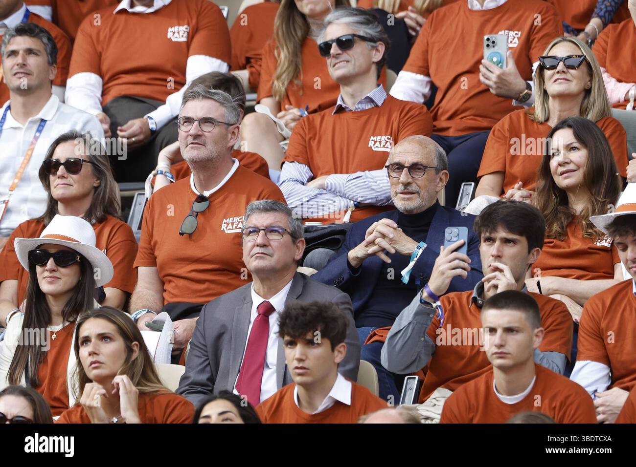 Eric Babolat, Richard Mille during the ceremony to honor Rafael Nadal's ...