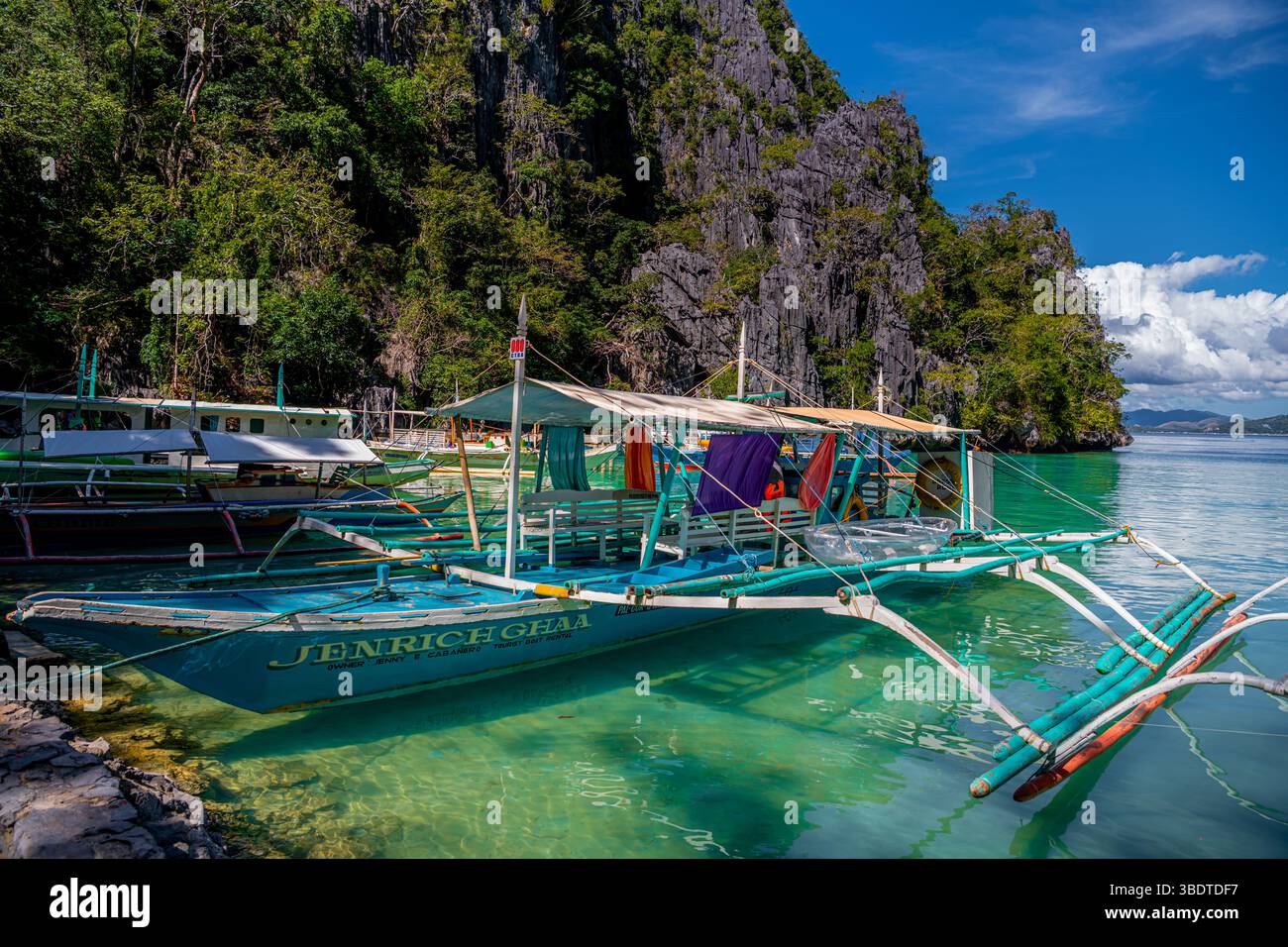 JANUARY 19, 2024, Philippines - Palawan - Coron - Banca boats Stock ...