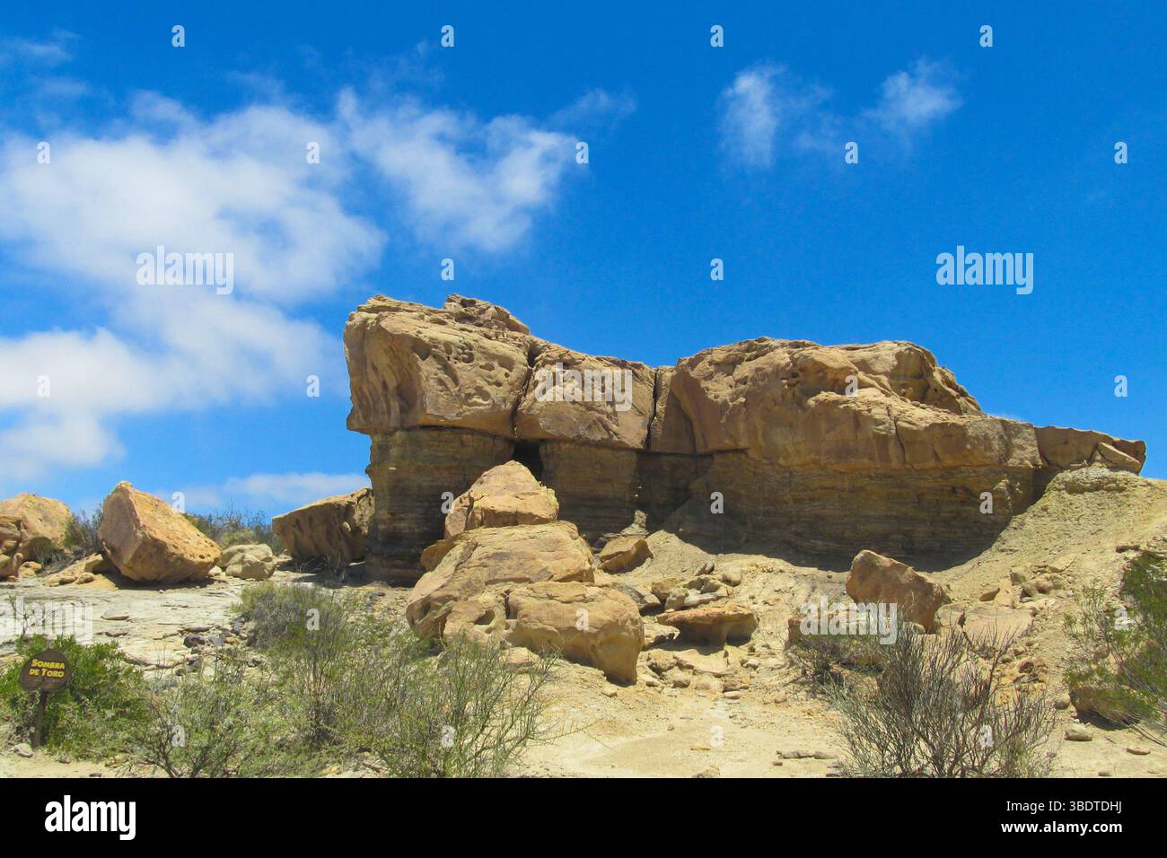 Ischigualasto Provincial Park, Argentina. Wind-eroded rock formations ...