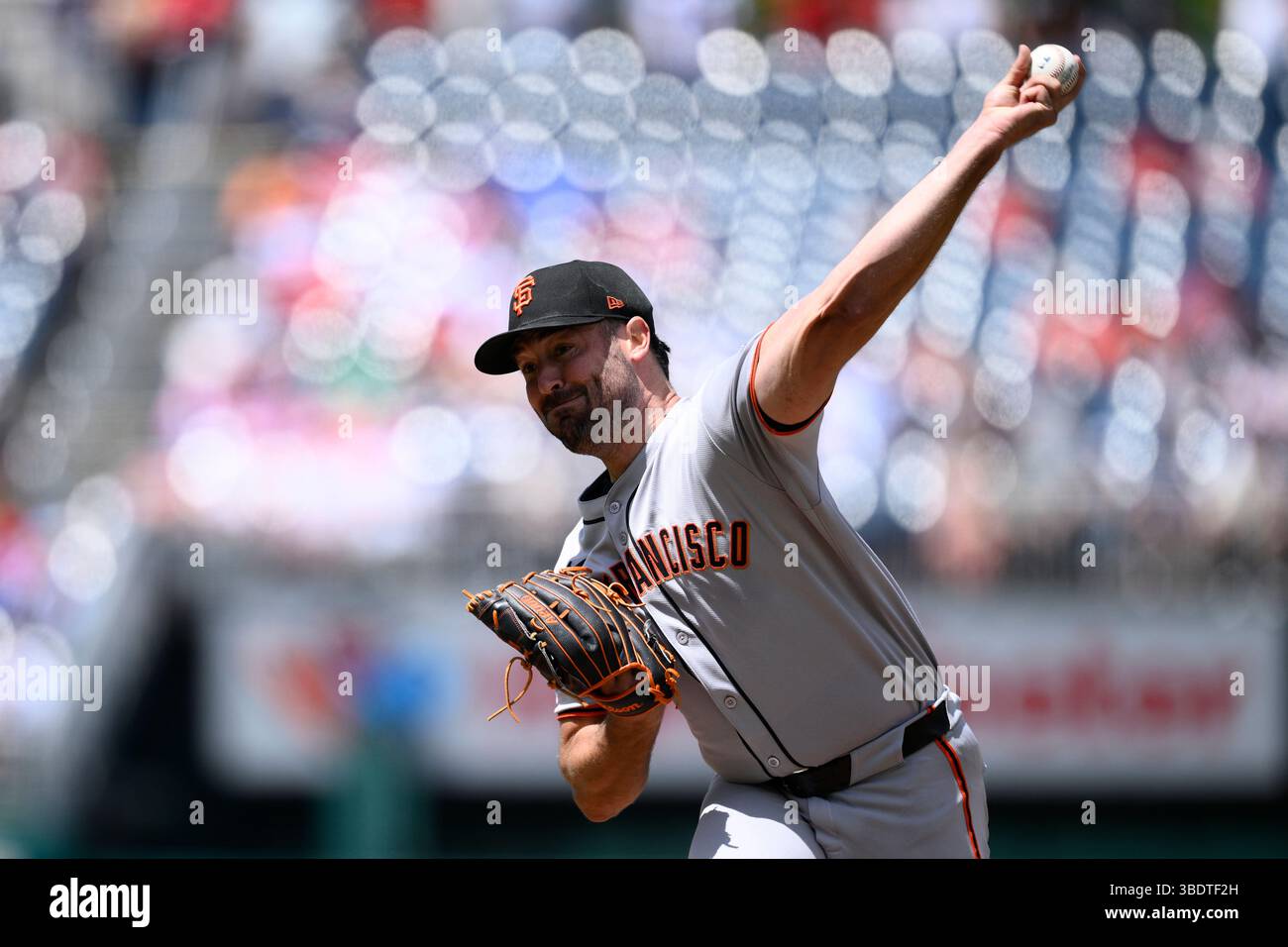 San Francisco Giants starting pitcher Robbie Ray (38) in action during ...