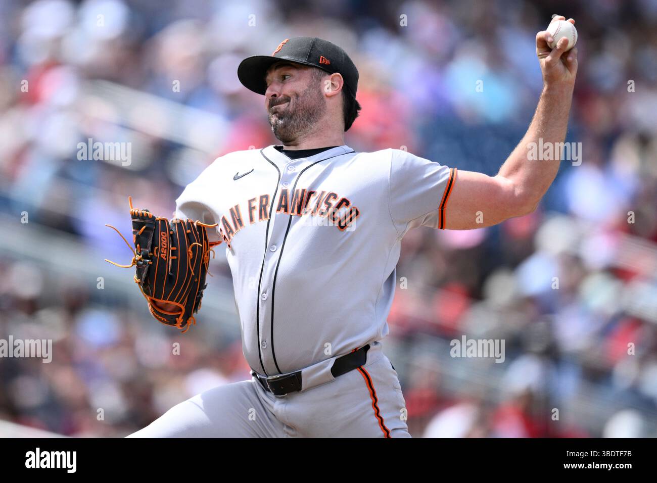 San Francisco Giants starting pitcher Robbie Ray (38) in action during ...