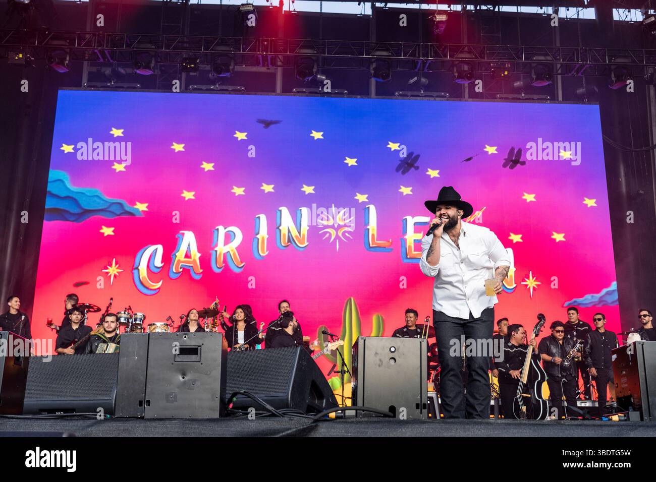 Carin Leon performs at the 2025 BottleRock Napa Valley on Sunday, May ...