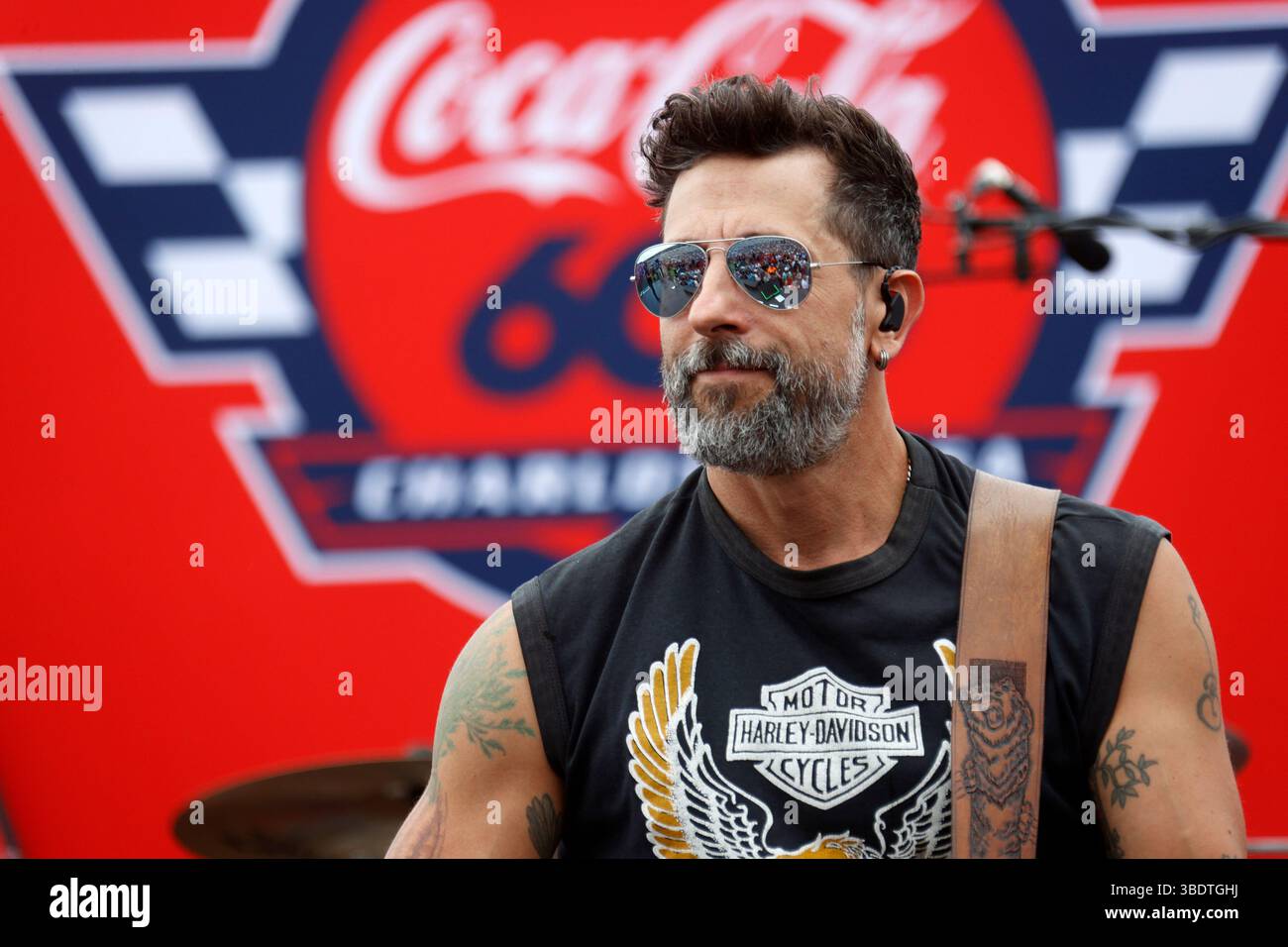 CHARLOTTE, NC - MAY 25: Matthew Ramsey who is the lead singer of the ...