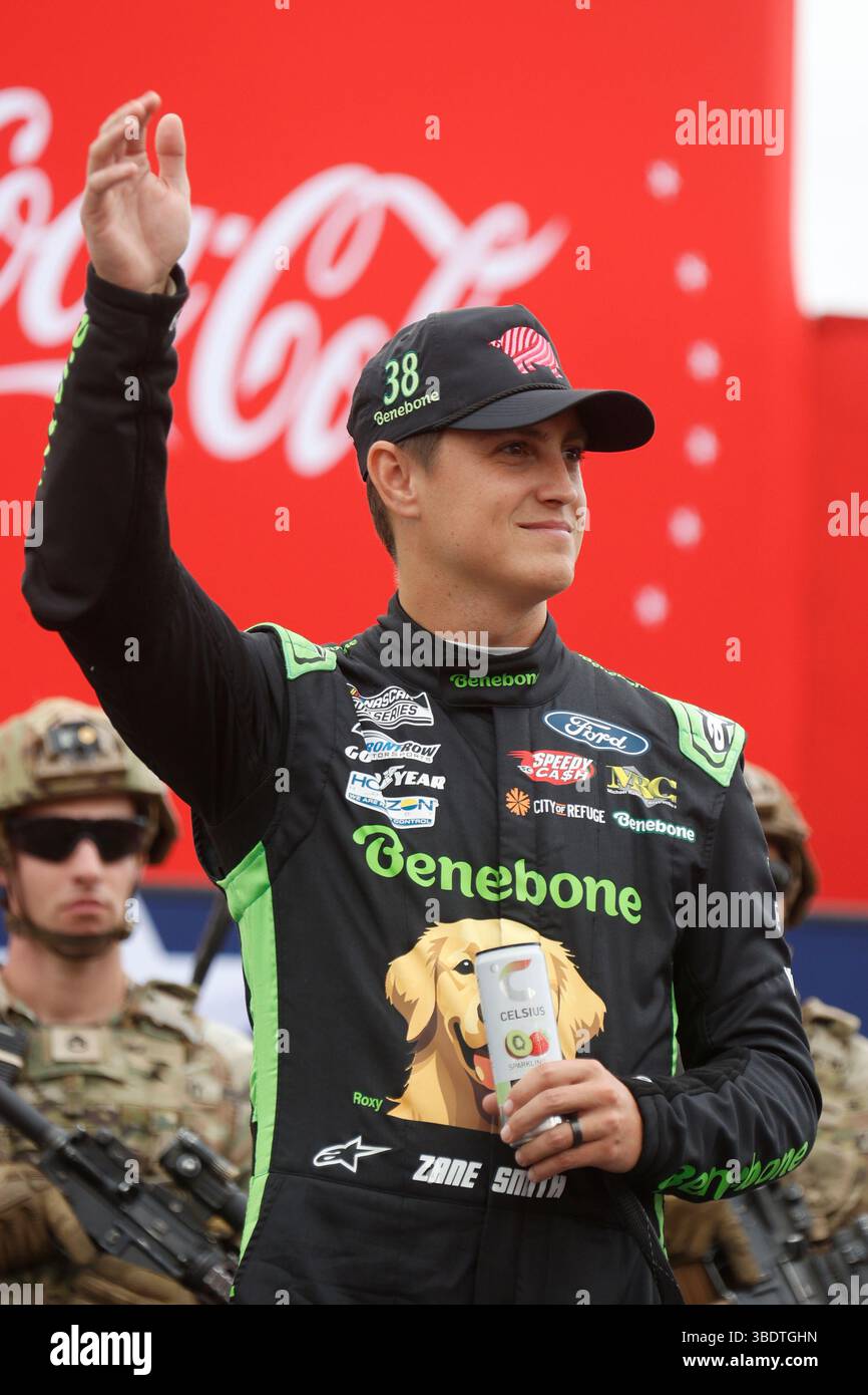 CHARLOTTE, NC - MAY 25: Zane Smith (#38 Front Row Motorsports Benebone ...