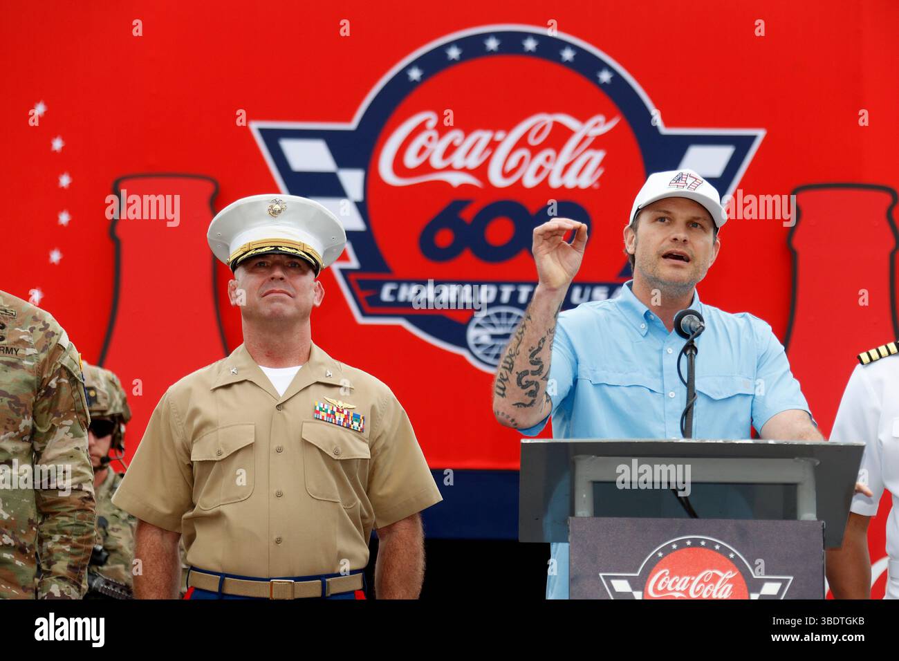CHARLOTTE, NC - MAY 25: United States Secretary of Defense Pete Hegseth ...