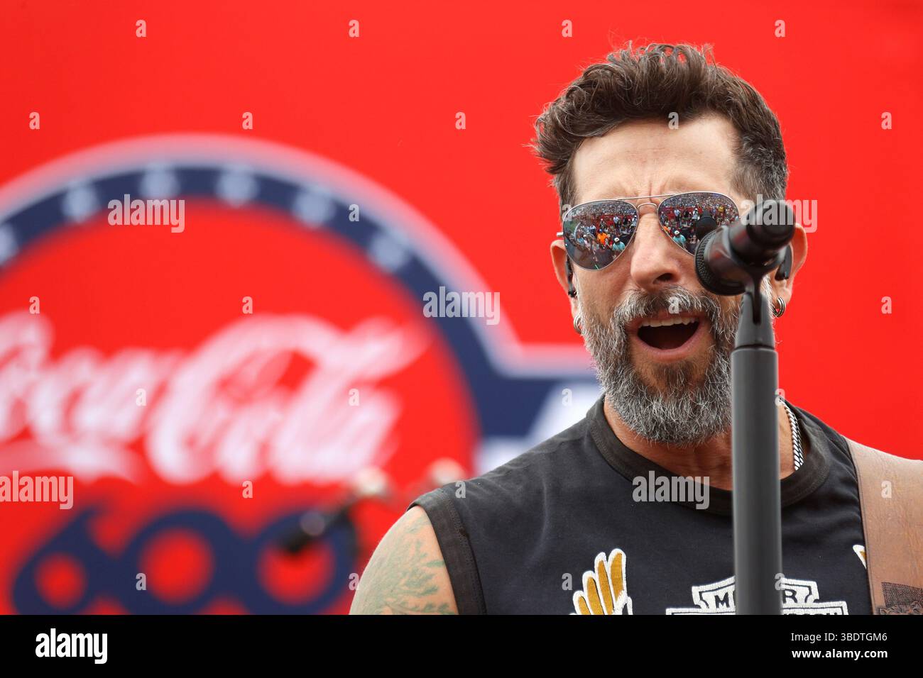 CHARLOTTE, NC - MAY 25: Matthew Ramsey who is the lead singer of the ...