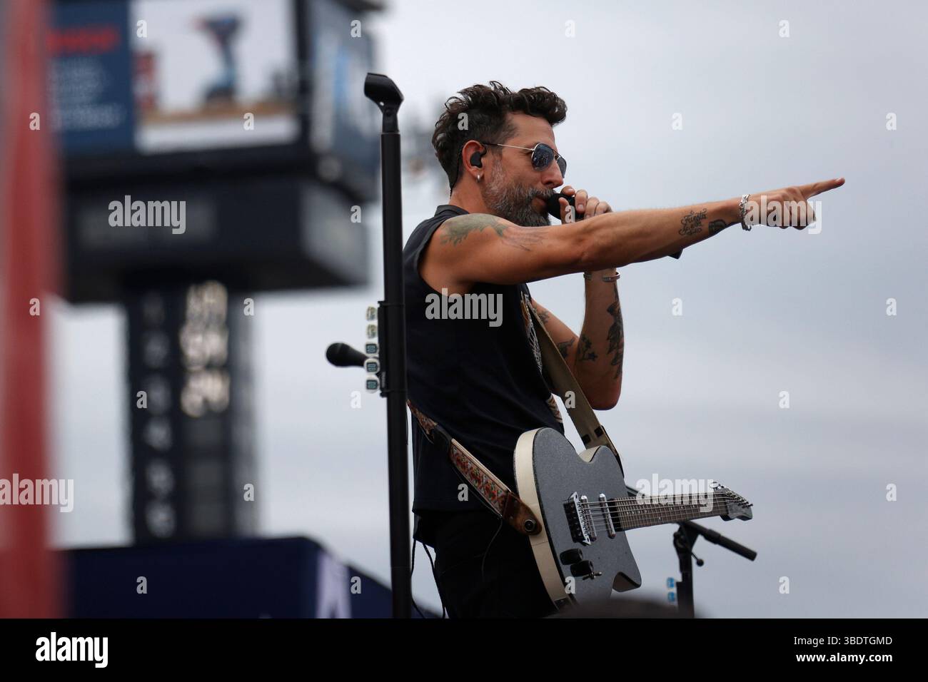 CHARLOTTE, NC - MAY 25: Matthew Ramsey who is the lead singer of the ...