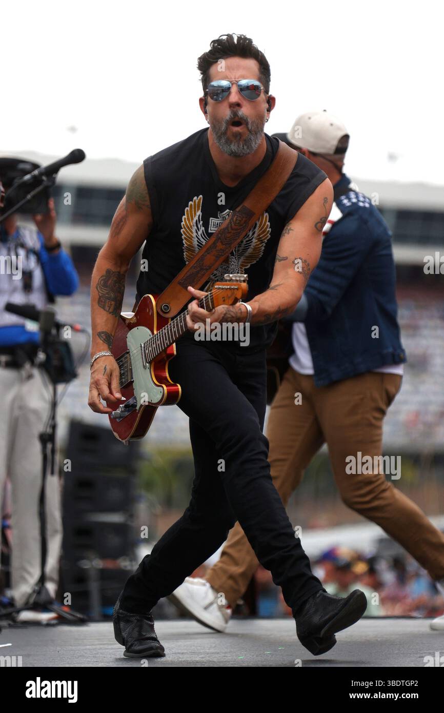 CHARLOTTE, NC - MAY 25: Matthew Ramsey who is the lead singer of the ...