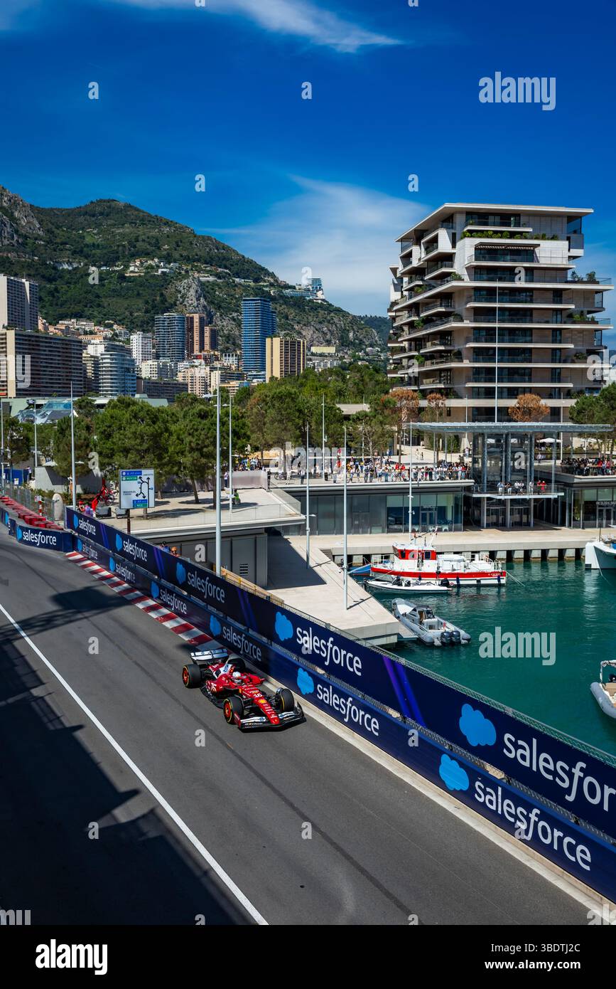 Charles Leclerc n.16 (Scuderia Ferrari HP) racing during the race of F1 ...
