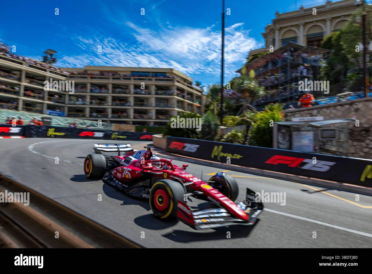 Charles Leclerc n.16 (Scuderia Ferrari HP) racing during the race of F1 Tag Heuer Grand Prix De ...