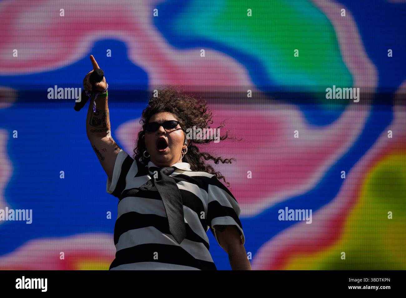 Napa, United States. 23rd May, 2025. Remi Wolf performs on Day 1 of ...