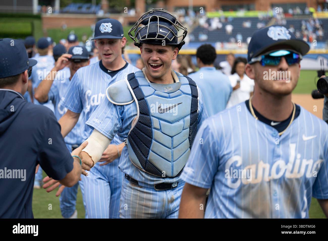 Luke Stevenson (44) of the University of North Carolina Tar Heels ...