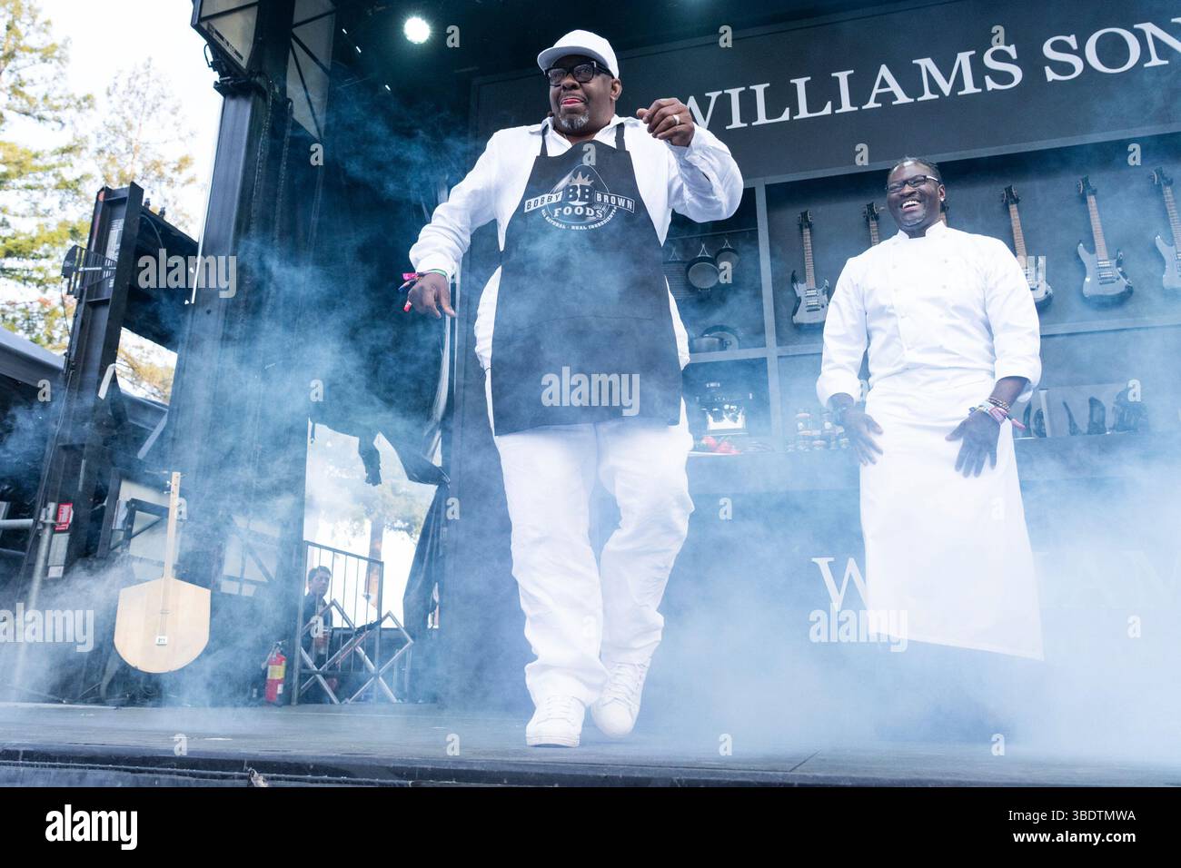 Bobby Brown is seen on the Williams Sonoma Culinary Stage at the 2025 ...