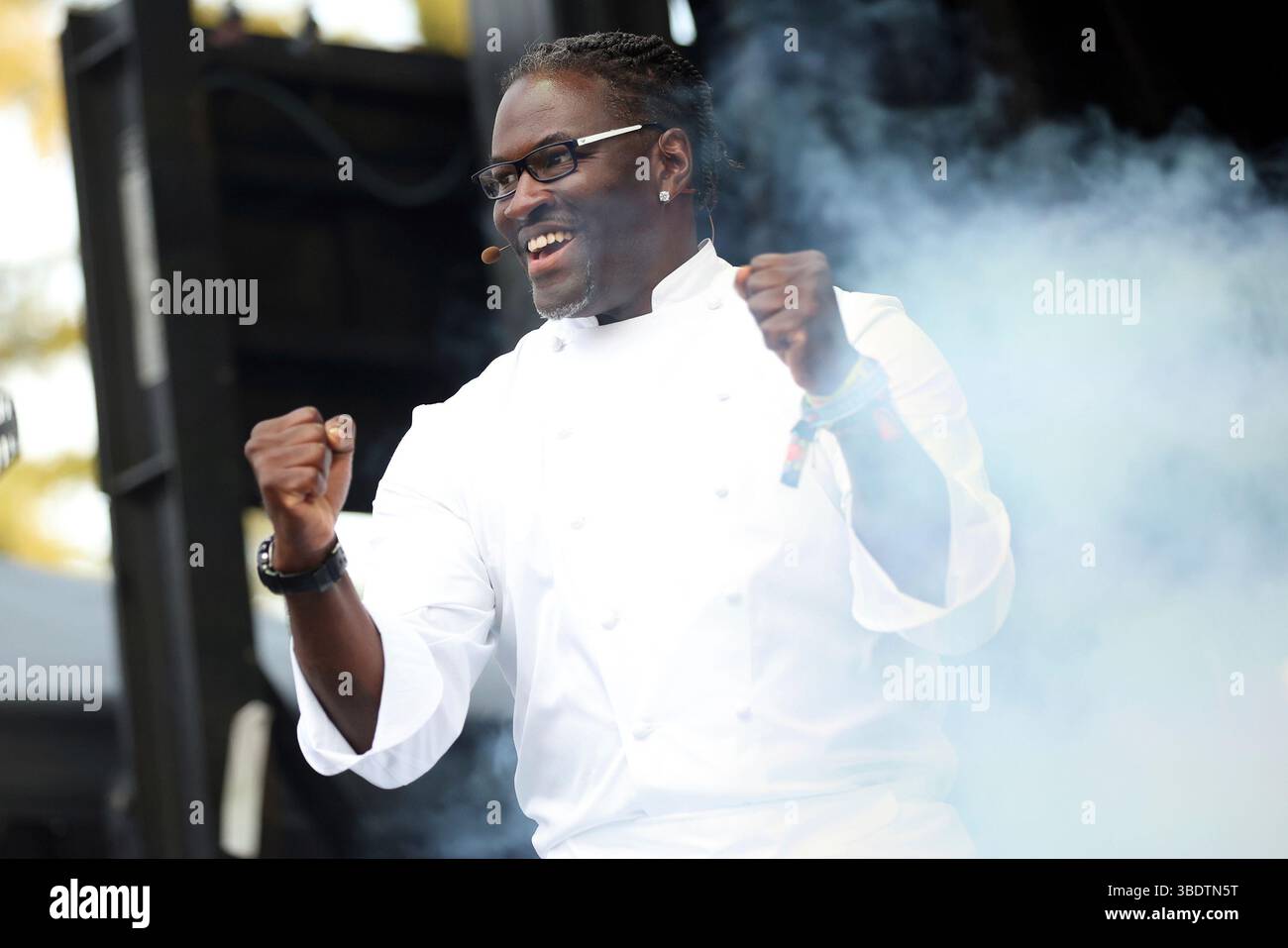 Chef Daryl Bell at Culinary Stage during BottleRock 2025 at Napa Valley ...