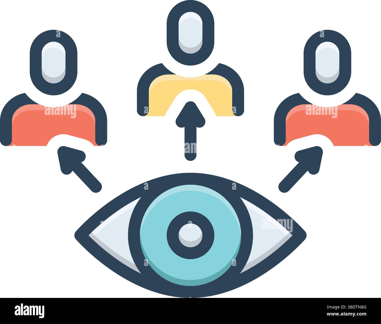 Icon for supervision, overseeing Stock Vector Image & Art - Alamy