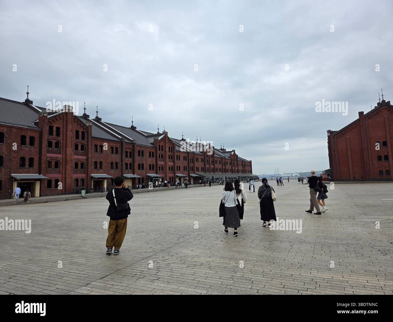 Walking Yokohama Tourist Area Stock Photo - Alamy