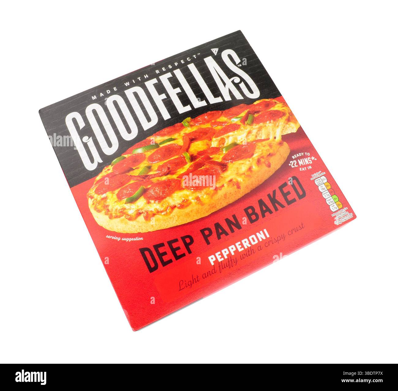 Goodfella's deep pan frozen pepperoni and cheese pizza Stock Photo - Alamy