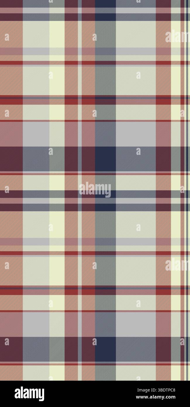 Elegant muted plaid pattern, perfect for textile design, apparel, or ...