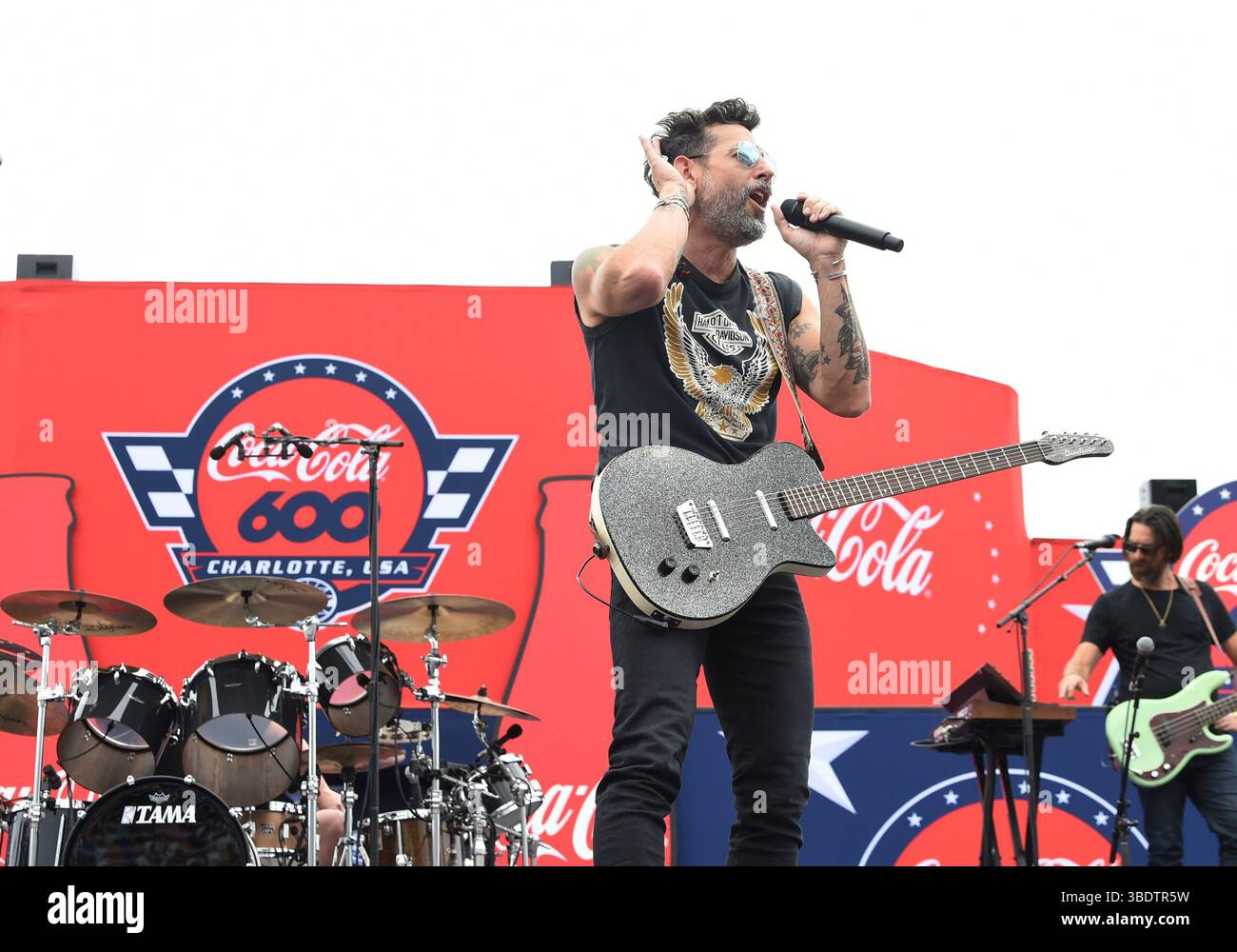CHARLOTTE, NC - MAY 25: Matthew Ramsey, lead singer of the band Old ...