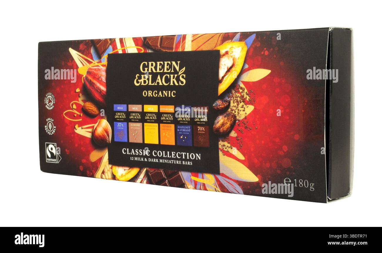 Green And Blacks organic classic milk and dark chocolate miniature ...