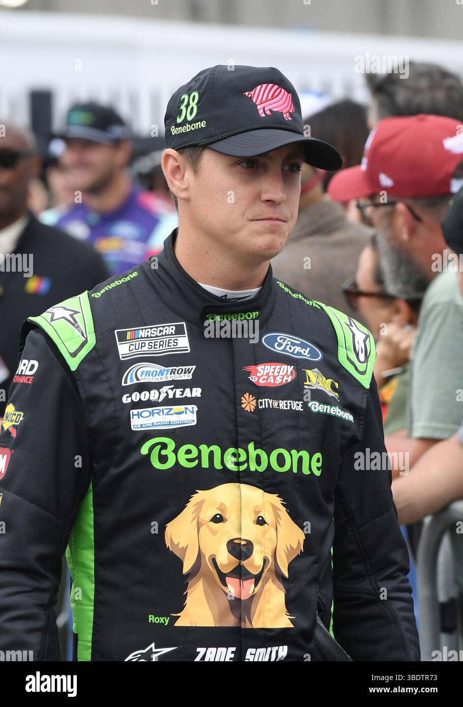 CHARLOTTE, NC - MAY 25: Zane Smith (#38 Front Row Motorsports Benebone ...