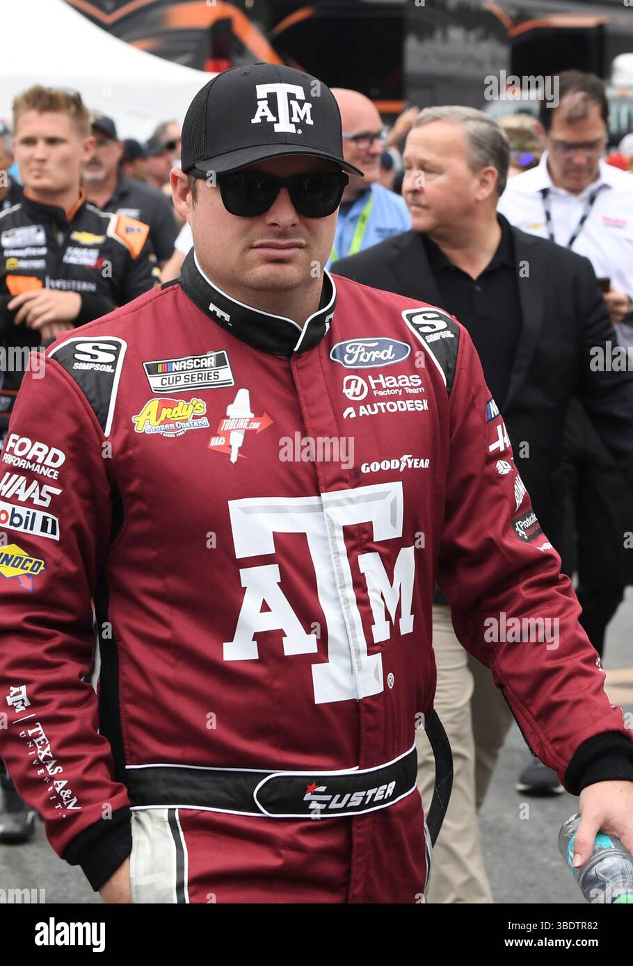 CHARLOTTE, NC - MAY 25: Cole Custer (#41 Haas Factory Team Texas A & M ...