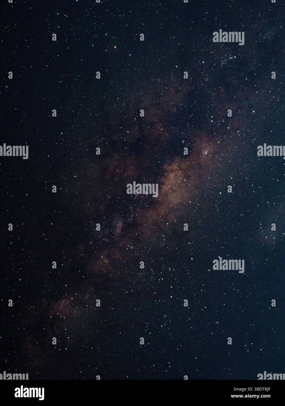 Detailed view of the Milky Way galaxy stretching across the night sky ...
