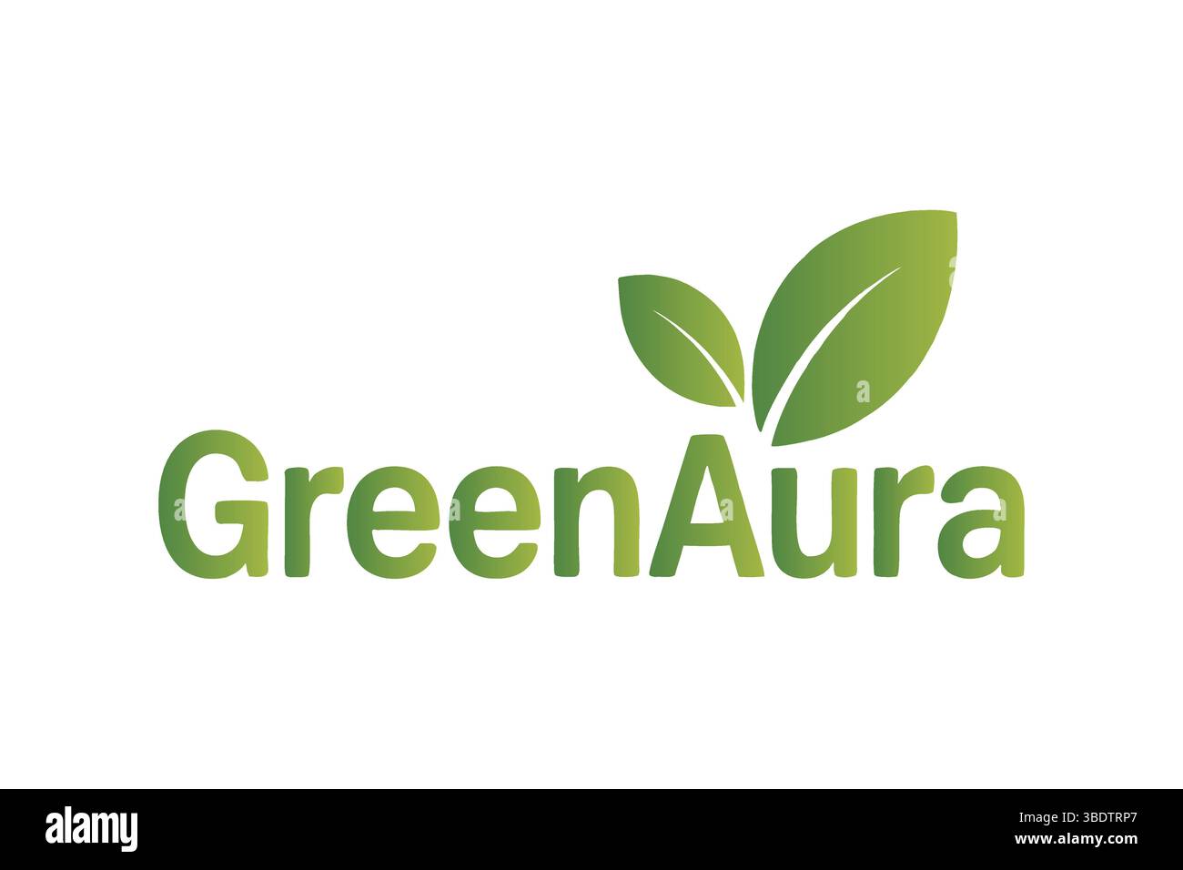 Logo green eco Cut Out Stock Images & Pictures - Alamy