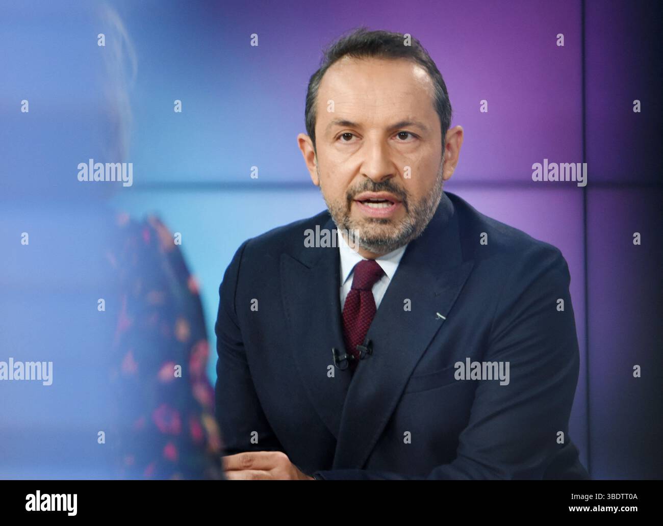 Sebastien Chenu poses for pictures ahead of an interview for Dimanche ...