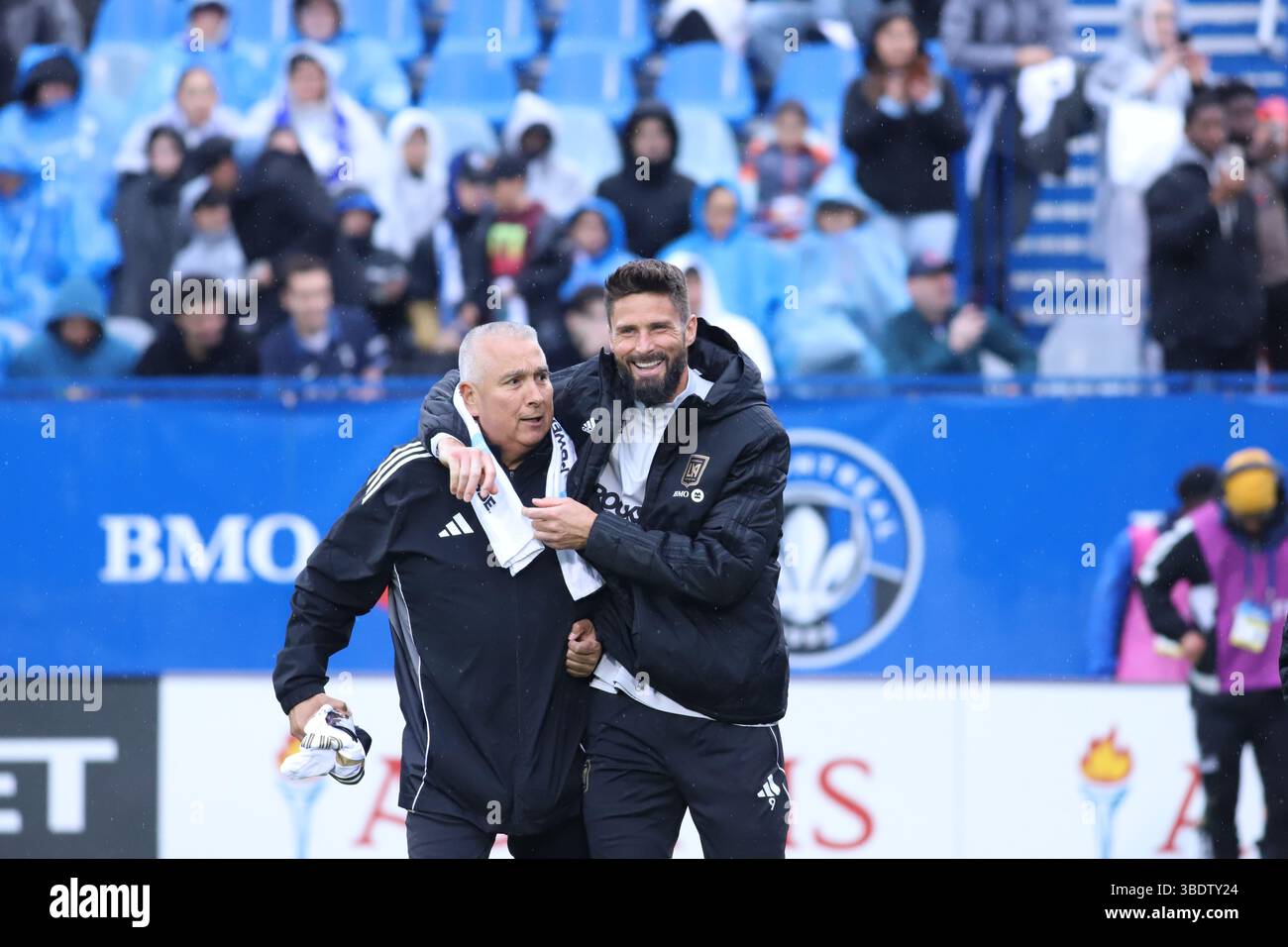 Montreal, Canada. 24th May, 2025. Olivier Giroud #9 of Los Angeles FC ...