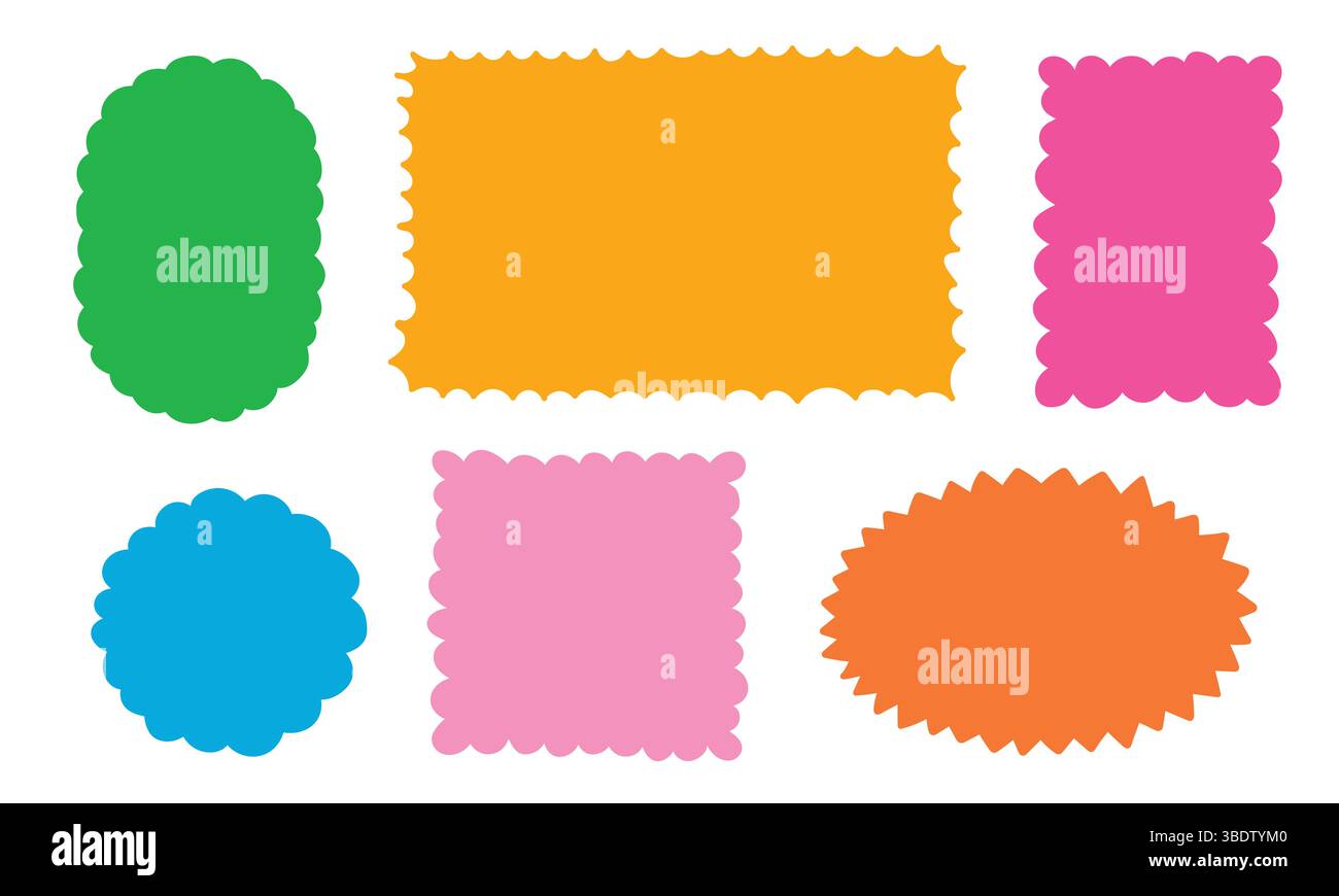 Cute hand drawn collection Stock Vector Images - Alamy