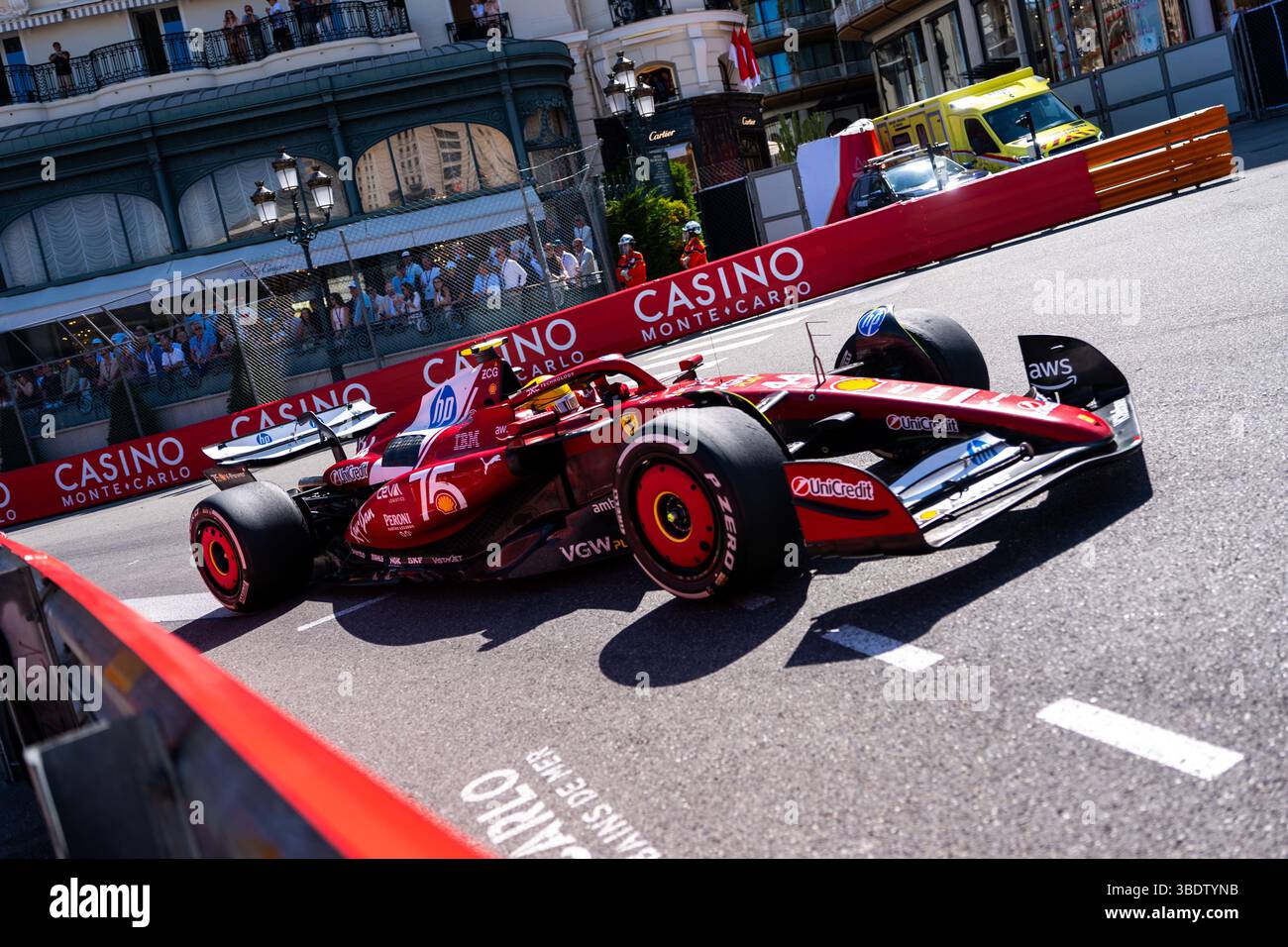 Monaco, Monaco. 25th May, 2025. Scuderia Ferrari HP F1 Team's English ...