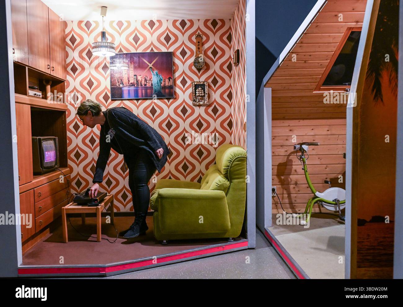 Berlin, Germany. 23rd May, 2025. A young woman stands in the computer ...