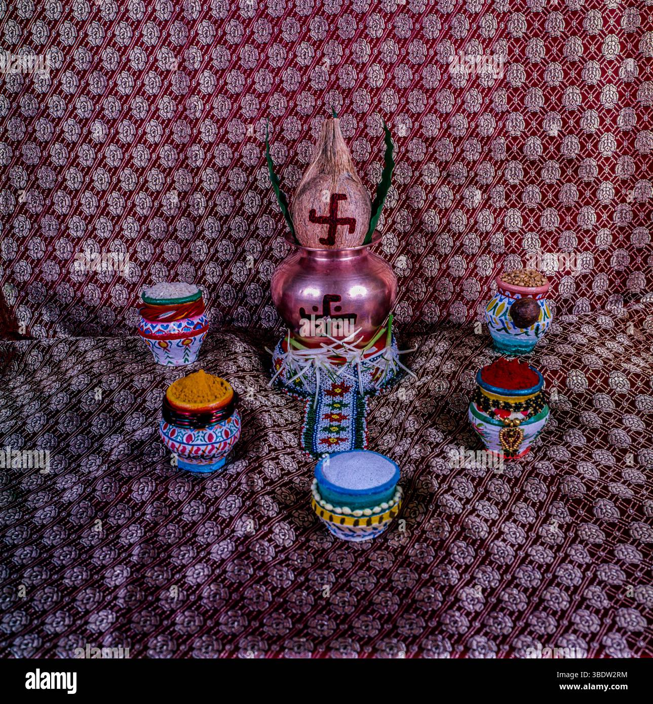 Kalash, Auspicious Symbol of Indian Weddings, Indian Pooja, With Pooja ...