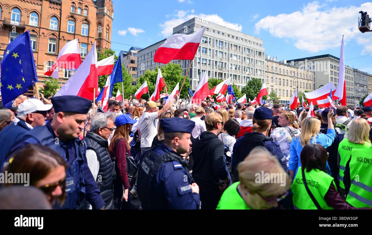 Warsaw, Poland. 25.05.2025. The Great March of Patriots by Rafal ...