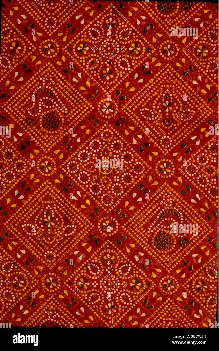 Bandhani weaving, Bandhani, one of the oldest known methods of tie ...