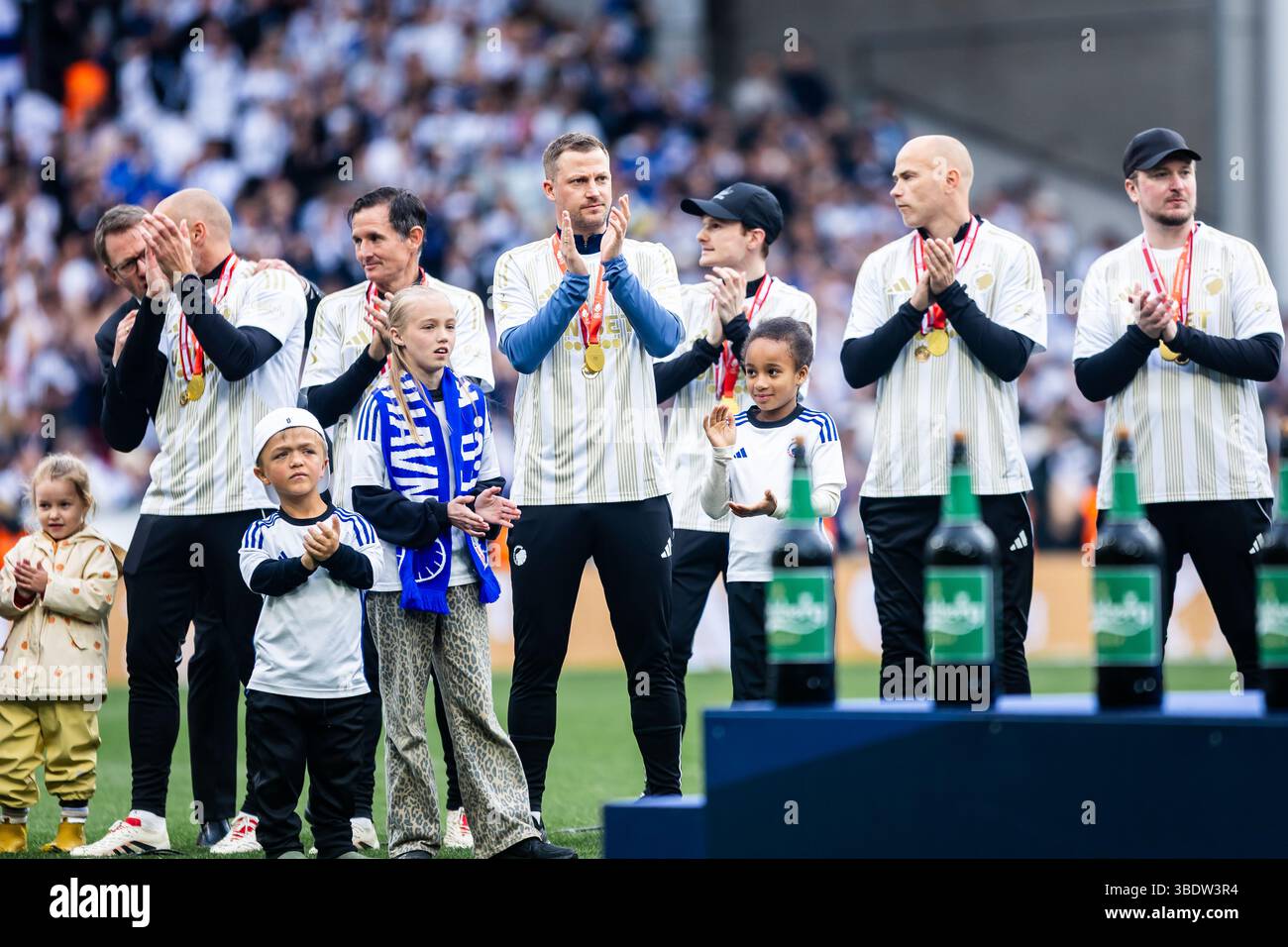 Copenhagen, Denmark. 25th May, 2025. Head coach Jacob Neestrup of FC ...