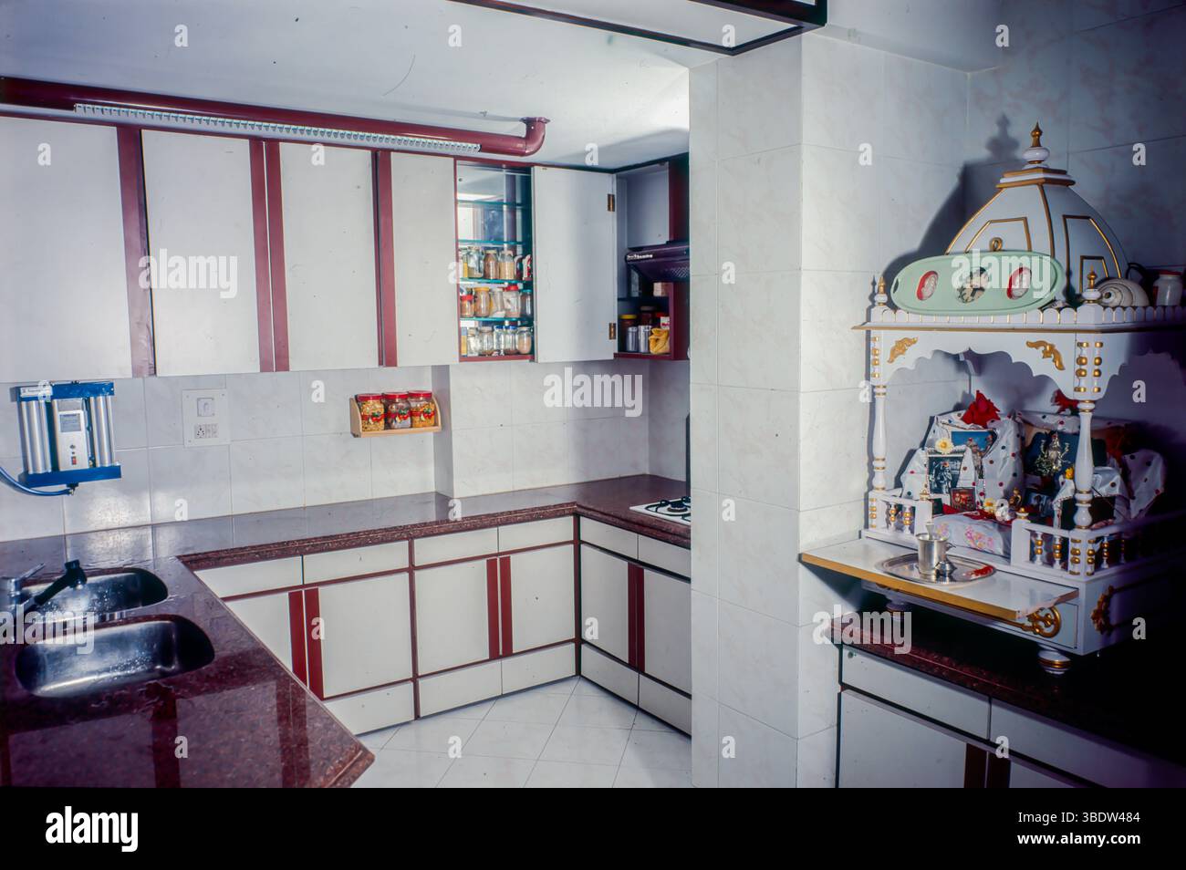 House Interiors, Kitchen, India Stock Photo - Alamy