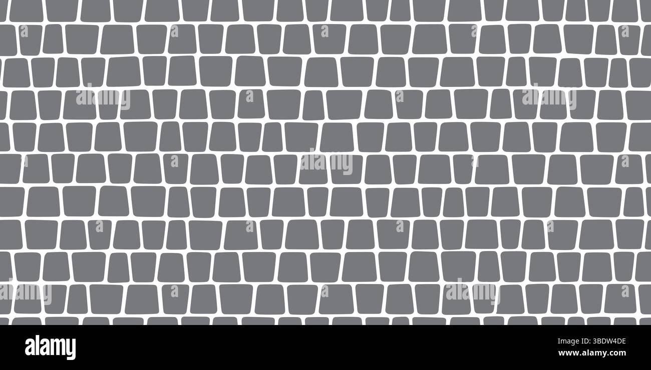Paved stone seamless pattern. Pavement tile texture. Stone mosaic ...