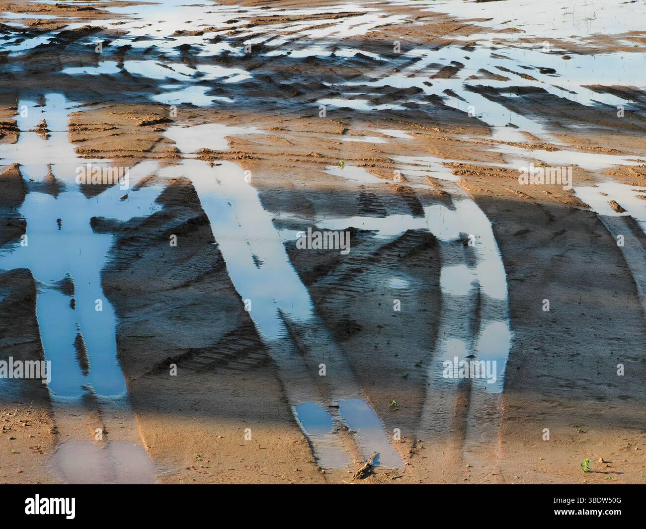 Landscape mud tracks layers hi-res stock photography and images - Alamy